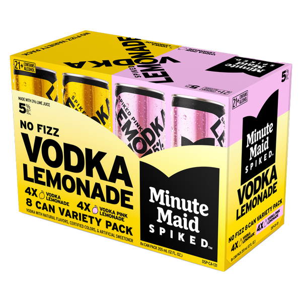 Minute Maid Spiked Vodka Lemonade Variety 8pk - Minute Maid Spiked – BevMo!