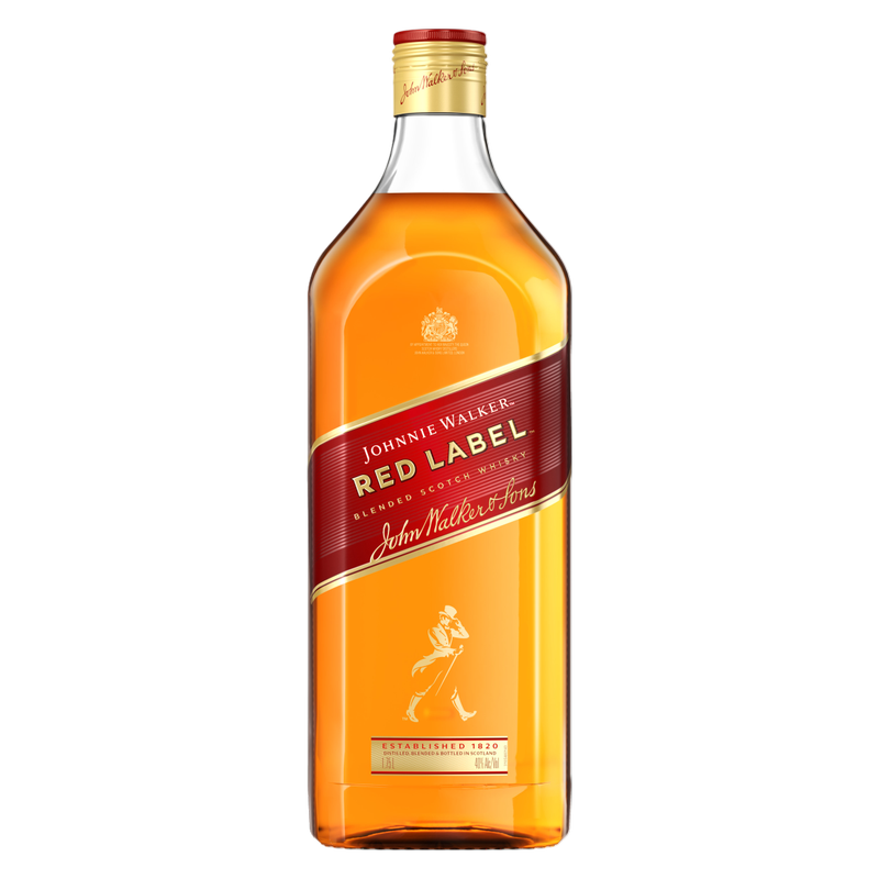 Johnnie Walker Red Label Scotch PET 1.75L (80 Proof) - Johnnie Walker ...