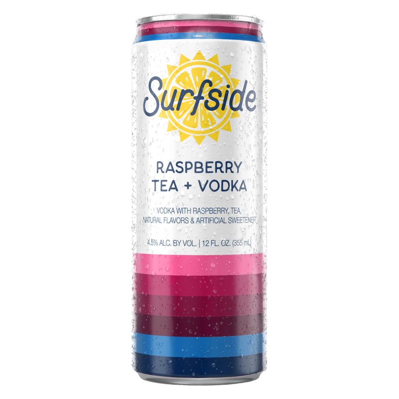 Surfside Iced Tea 8pk 12oz 4.5% ABV - Surfside – BevMo!
