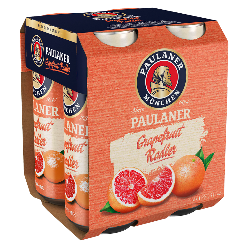 Paulaner Grapefruit Radler 4pk 16.9oz Can - Paulaner – BevMo!