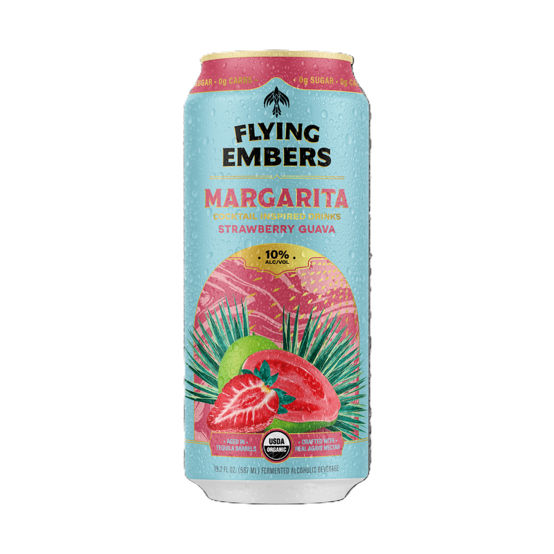 Flying Embers Strawberry Guava Margarita Single 19.2oz Can 10% ABV ...