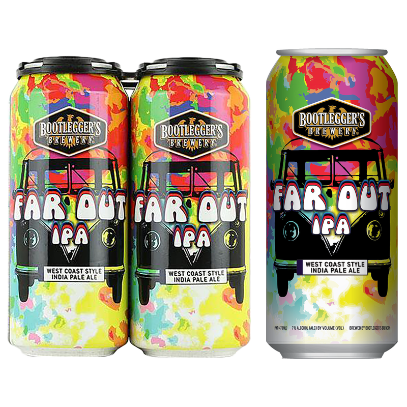Far Out IPA 4pk 16oz Can 7.1% ABV - Bootlegger's – BevMo!