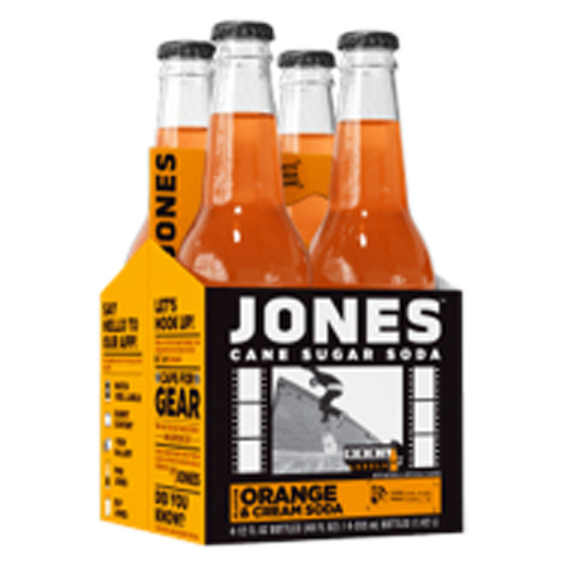Jones Soda Orange Cream 12oz 4pk – BevMo!