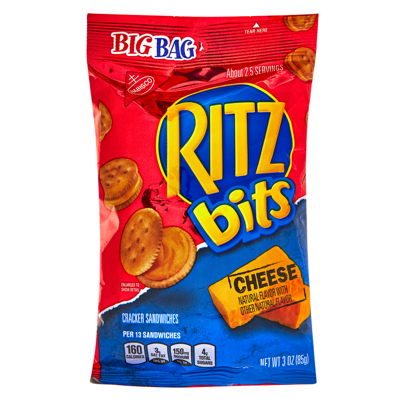 Ritz Bits Cheese Sandwich Crackers 3oz - Ritz – BevMo!