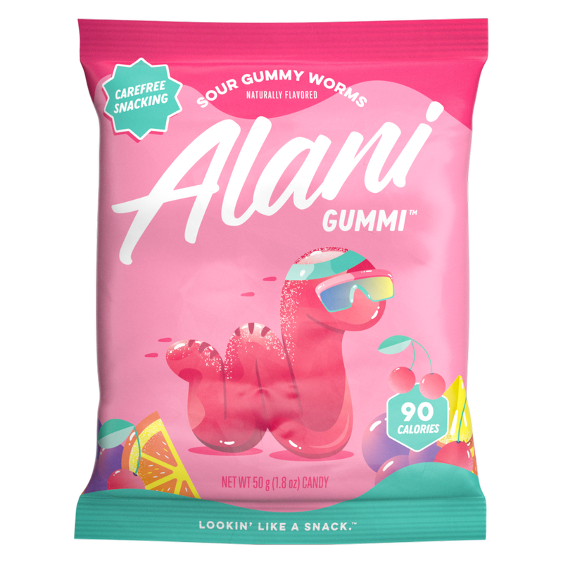 Alani Gummi Sour Gummy Worms, 1.8oz - Alani – BevMo!