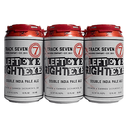 Track 7 Brewing Left Eye Right Eye Double IPA 6pk 12oz Can - Track 7 ...