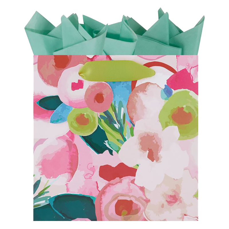 Playful Posies 7"x4"x7" Gift Bag - The Gift Wrap Company – BevMo!