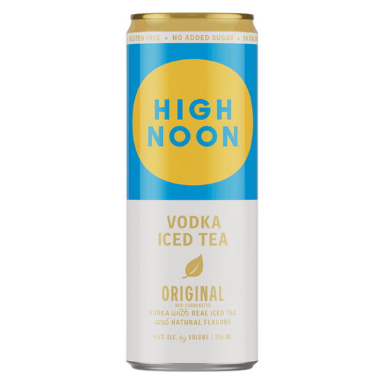 High Noon Iced Tea 8pk 12oz Can 5% ABV - High Noon – BevMo!