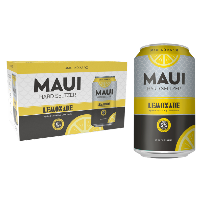 Maui Seltzer Lemonade 6pk 12oz Cans - Maui Brewing – BevMo!