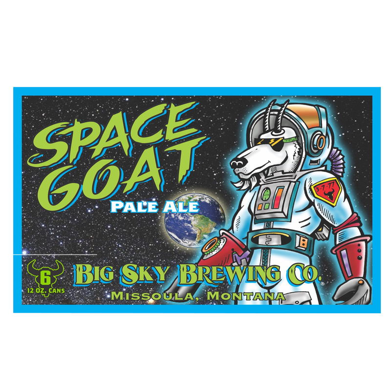 Big Sky Brewing Co. Space Goat Pale Ale 6pk 12oz - Big Sky – BevMo!