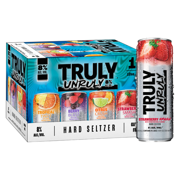 Truly Hard Seltzer Unruly Variety Pack 12pk 12oz Can 8.0% ABV - TRULY ...