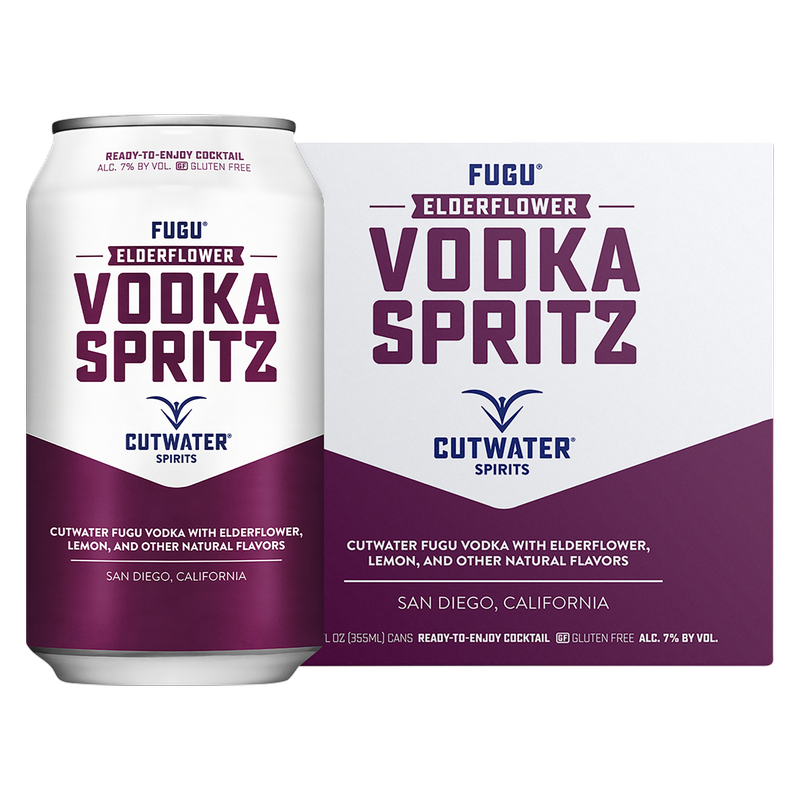 Cutwater Vodka Spritz Elderflower 4pk 12oz Can - BevMo! – BevMo!