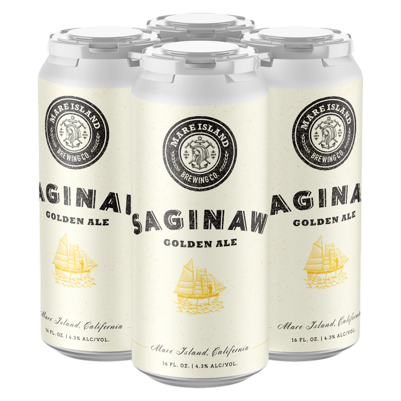 Mare Island Brewing Saginaw Golden Ale 4pk 16oz Can - Mare Island – BevMo!