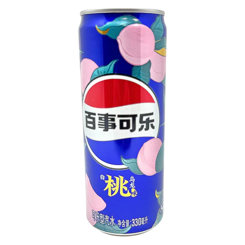 Pepsi White Peach & Oolong, 11.15 fl oz - International Pepsi – BevMo!
