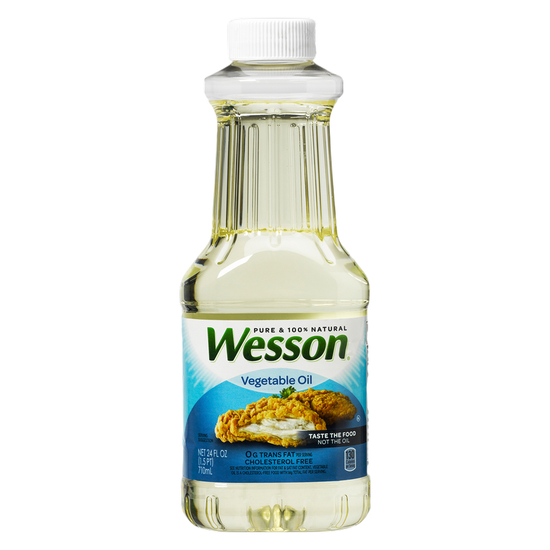 Wesson Pure Vegetable Oil 24oz - Wesson – BevMo!