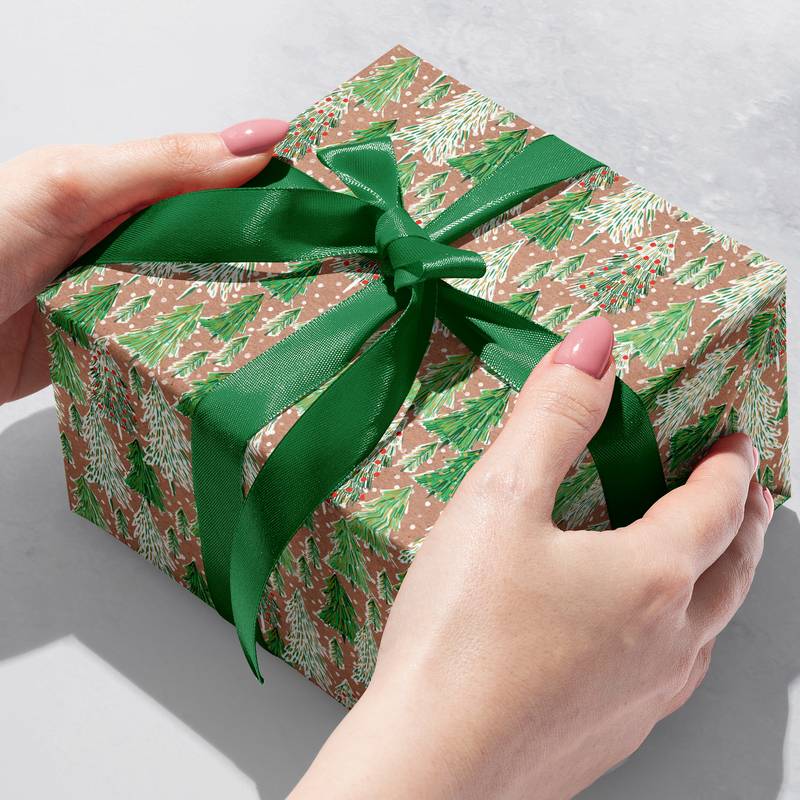 Opulent Tree Jumbo Roll Wrapping Paper - Jillson Roberts – BevMo!