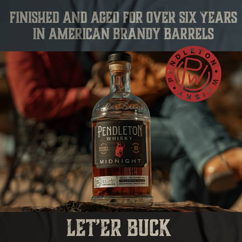 Pendleton Midnight Canadian Whiskey 750ml (90 Proof) - Pendleton – BevMo!