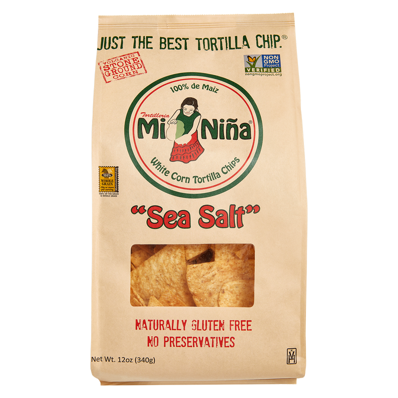 Mi Nina Tortilla Chips Sea Salt 12oz - Mi Nina Tortilla Chips – BevMo!