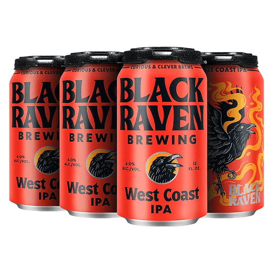 Black Raven West Coast IPA (6PKC 12 OZ) (6PKC 12 OZ) - Black Raven – BevMo!