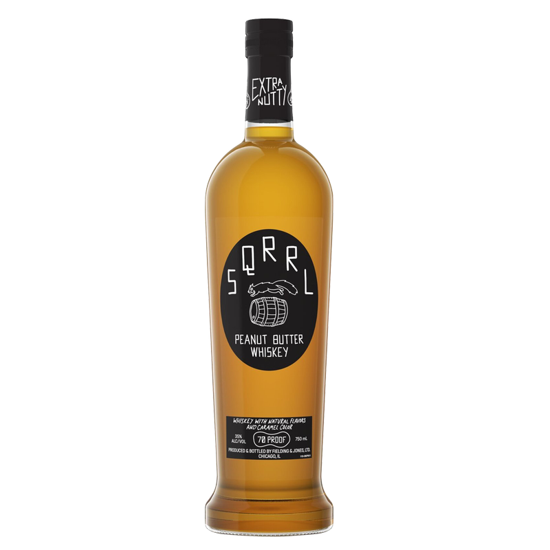 SQRRL Peanut Butter Whiskey 750ml (70 Proof) - SQRRL – BevMo!