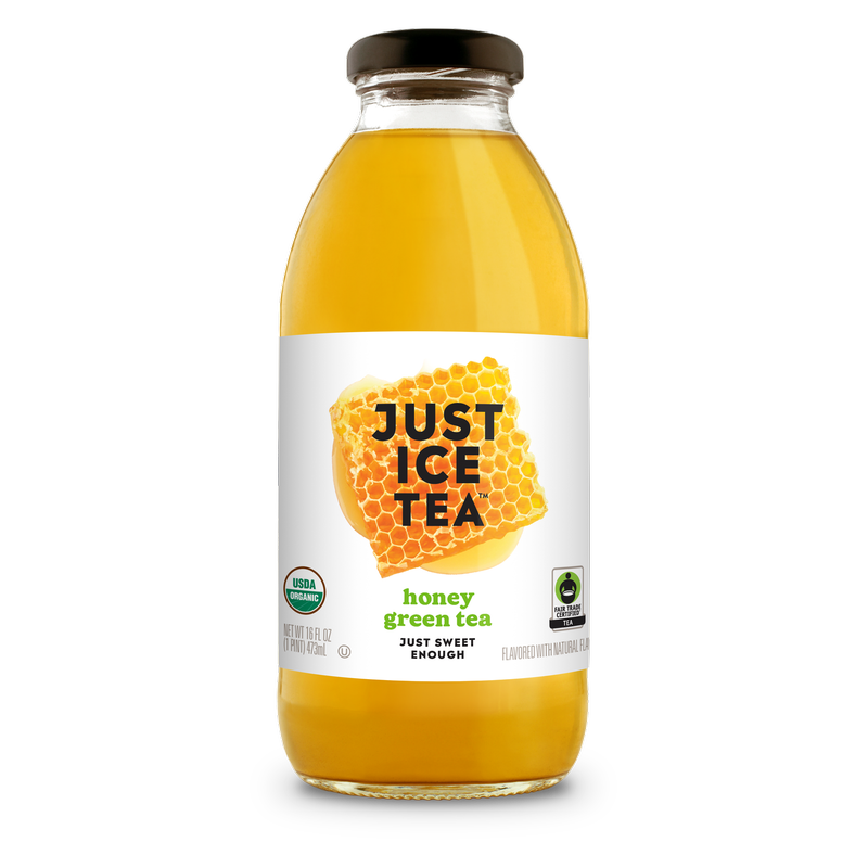 Just Ice Tea Honey Green Tea 16oz Glass Bottle – BevMo!
