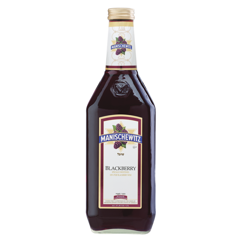Manischewitz Blackberry 1.5L - Manischewitz Wine – BevMo!
