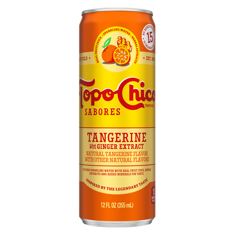 Topo Chico Sabores Tangerine Ginger 12oz Can - BevMo! – BevMo!