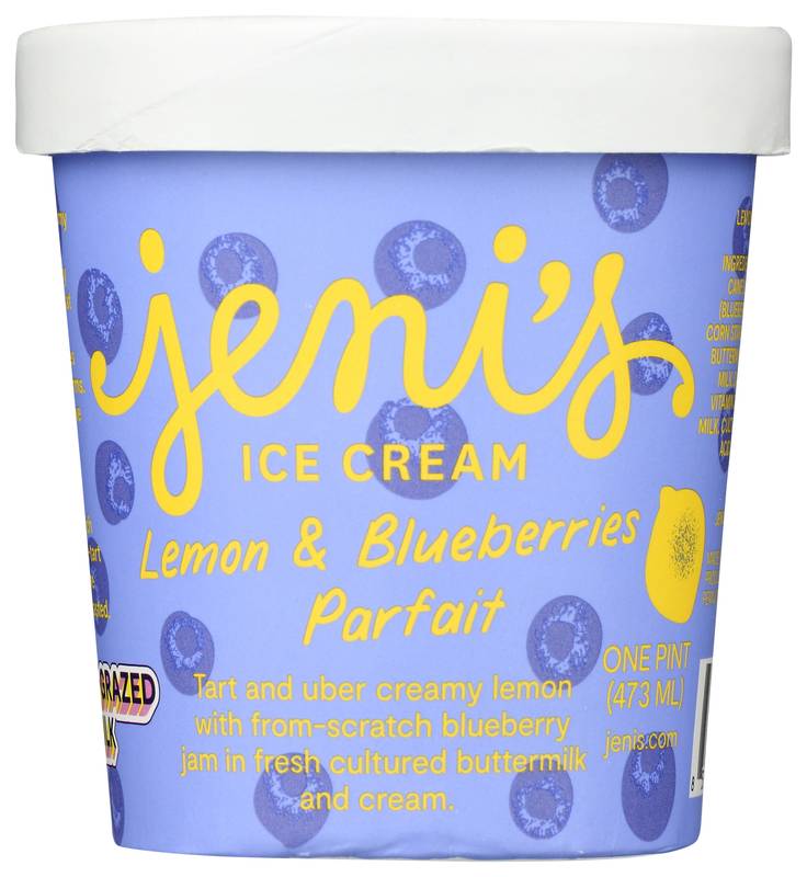 Jeni's Lemon and Blueberries Parfait Ice Cream Pint - Jeni's Ice Cream ...