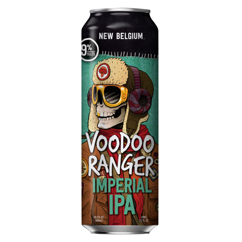 New Belgium Voodoo Ranger Imperial IPA Single 19.2oz Can 9.0% ABV - New ...