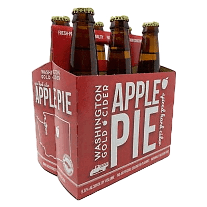 Washington Gold Apple Pie Spiced Hard Cider 6pk 12oz Btl - Washington ...