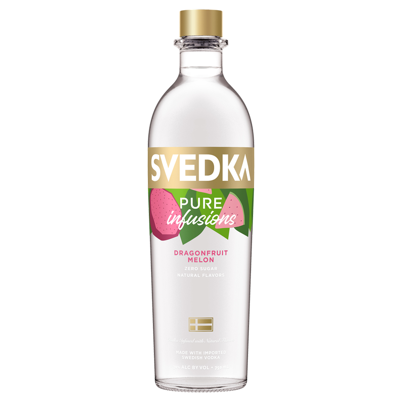 Svedka Pure Infusions Dragonfruit Melon Vodka 750ml (60 Proof) - Svedka ...