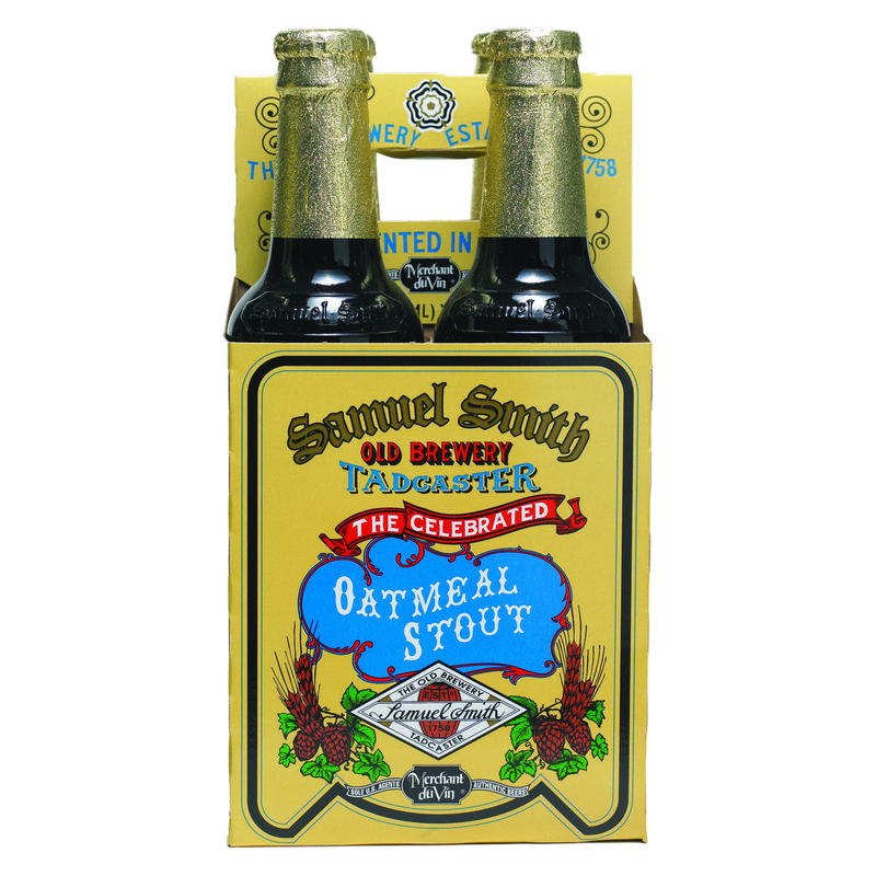 Samuel Smith Oatmeal Stout 4pk 12oz bottles - Samuel Smith – BevMo!