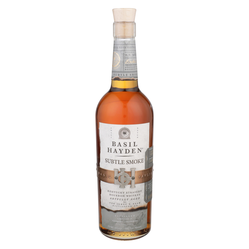 Basil Hayden Subtle Smoke Bourbon Whiskey 750ml (80 Proof) - BevMo ...