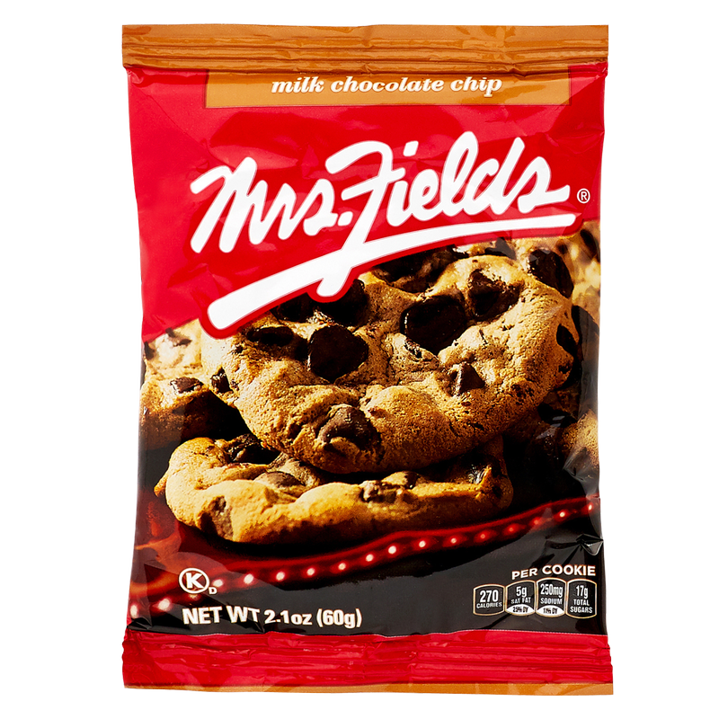 Mrs. Fields Milk Chocolate Chip Cookie 2.1oz - Mrs. Fields – BevMo!