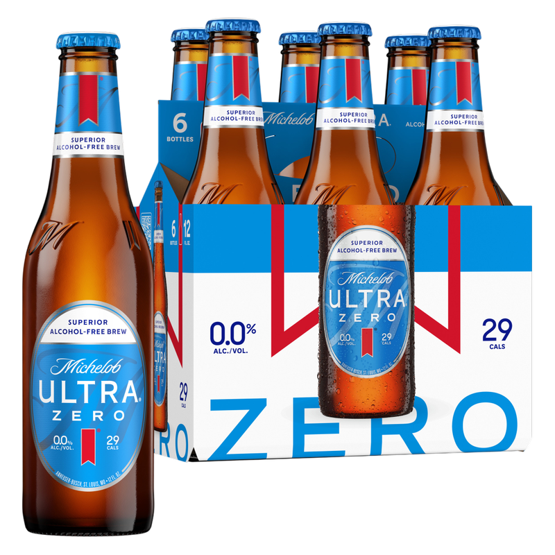 Micehlob Ultra Zero 6pk 12oz Bottle - Michelob ULTRA – BevMo!