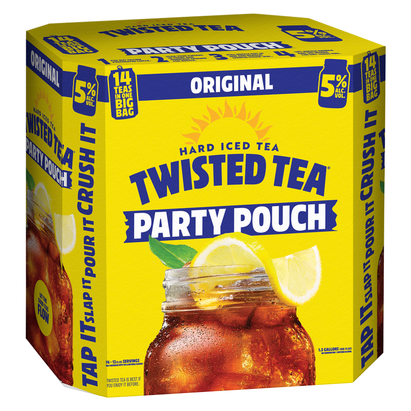Twisted Tea Party Pouch 5L 5.0% ABV - Twisted Tea – BevMo!