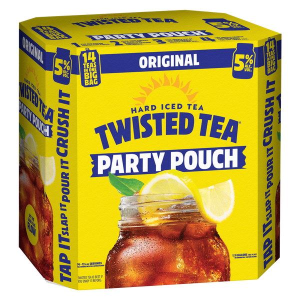 Twisted Tea Party Pouch 5L 5.0% ABV - Twisted Tea – BevMo!