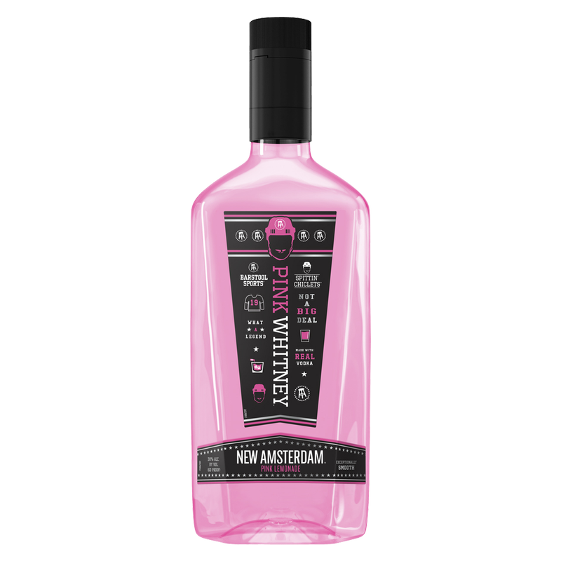 New Amsterdam Pink Whitney Vodka PET 750ml (60 proof) - New Amsterdam ...