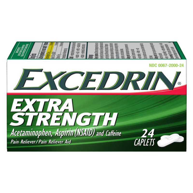 Excedrin Extra Strength Caplets 24ct - Excedrin – BevMo!