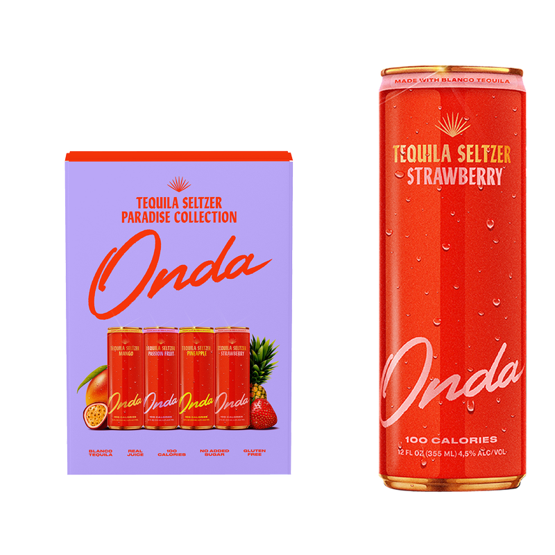 Onda Tequila Seltzer Paradise Collection Variety 8pk 12oz - Onda – BevMo!