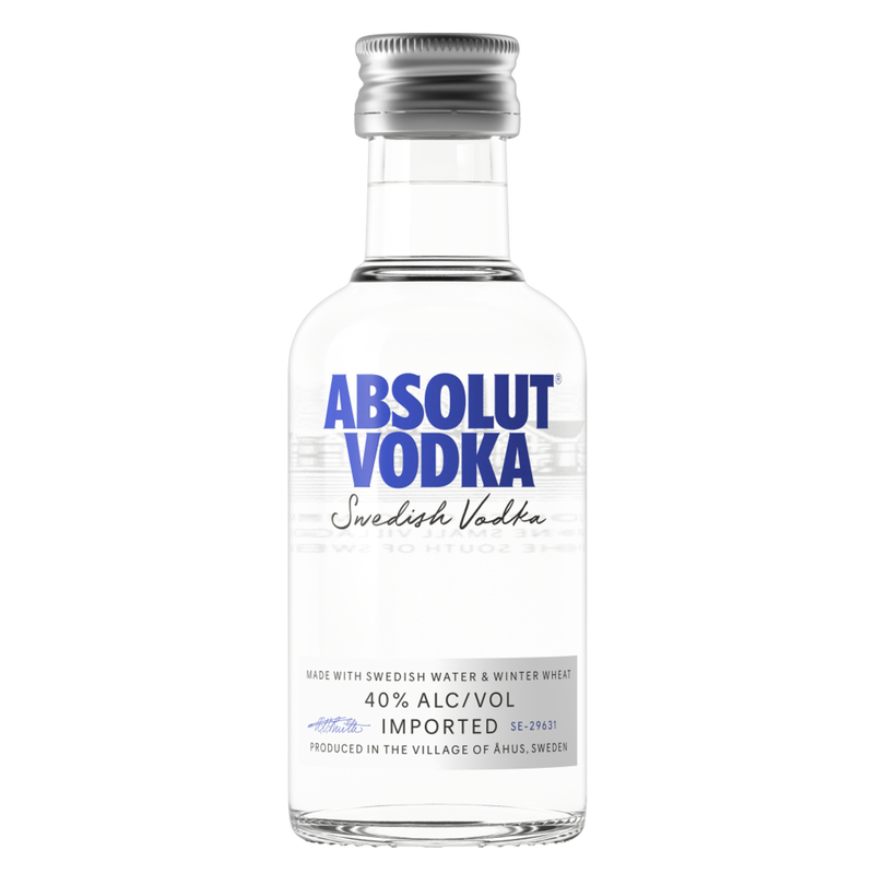 Absolut Vodka 50ml (80 Proof) - Absolut – BevMo!