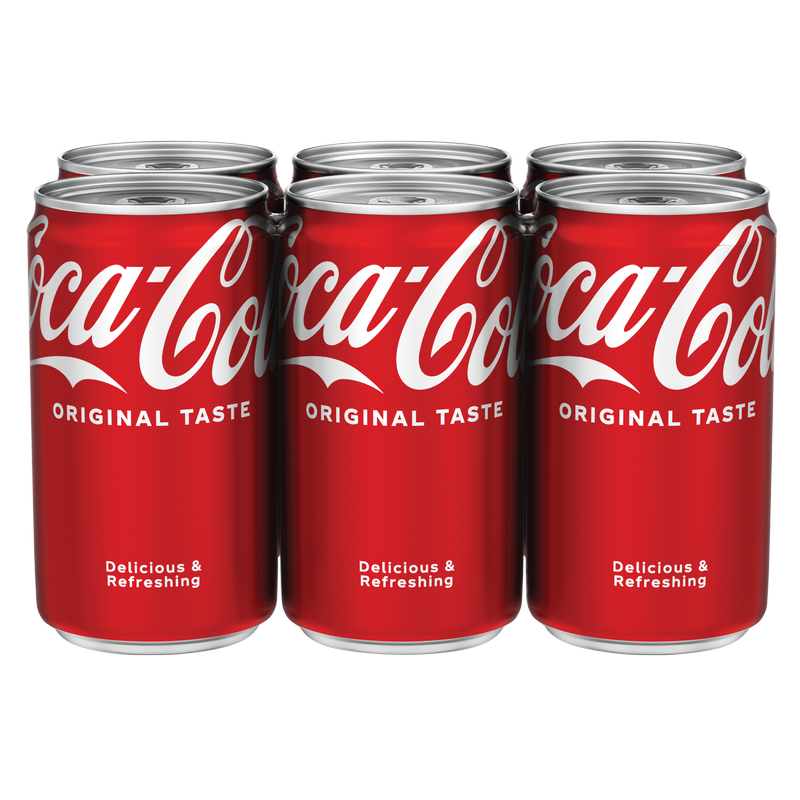 Coca-Cola 6pk 7.5oz Mini Can – BevMo!