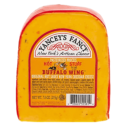 Yancey's Fancy Buffalo Wing Cheddar Cheese - 7.6oz - Yancey's Fancy ...