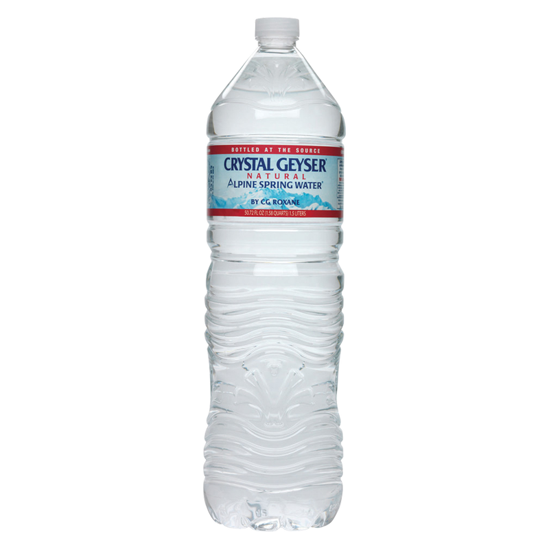 Crystal Geyser Alpine Spring Water 1.5L Btl - Crystal Geyser – BevMo!