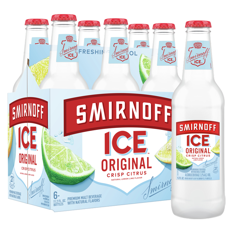 Smirnoff Ice Original 6pk 11.2oz Btl 4.5% ABV - Smirnoff – BevMo!