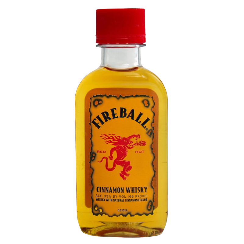 Fireball Hot Cinnamon Blended Whisky 100ml (66 Proof) - Fireball – BevMo!
