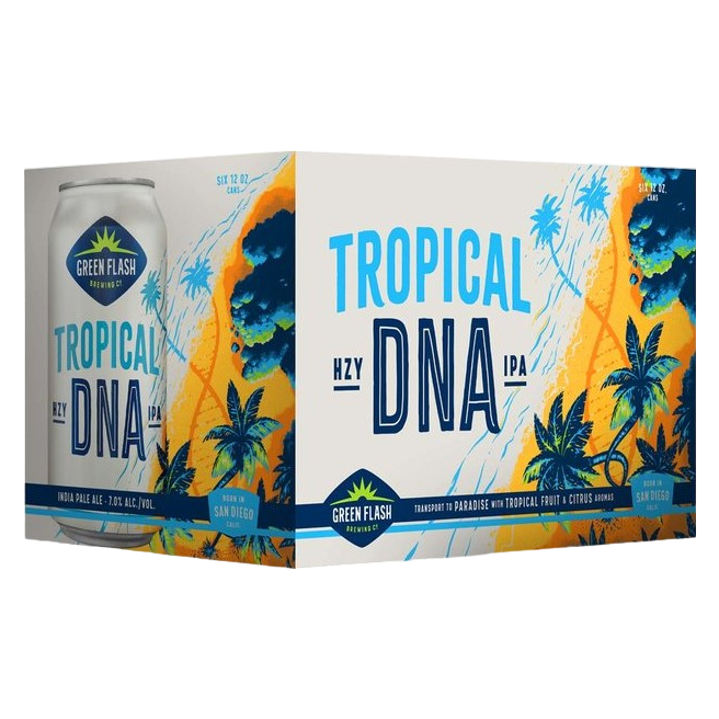 Green Flash Brewing Co. Tropical DNA Hazy IPA 6pk 12oz Can - Green ...