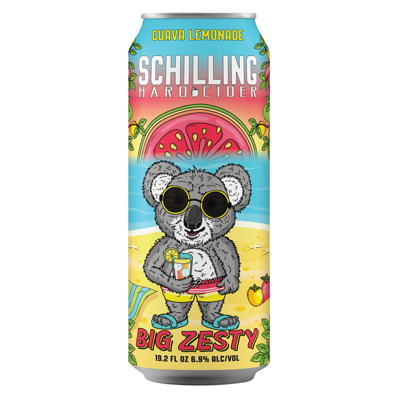 Schilling Cider Big Zesty Guava Lemonade (19.2 Oz Can) - Schilling ...