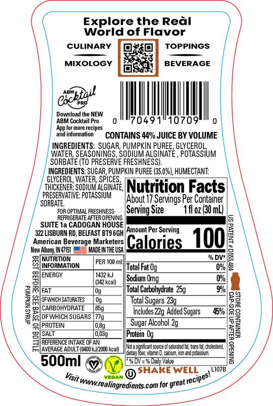 Simply Squeeze Pumpkin Real Pumpkin Puree Infused Syrup 16.9oz Btl ...