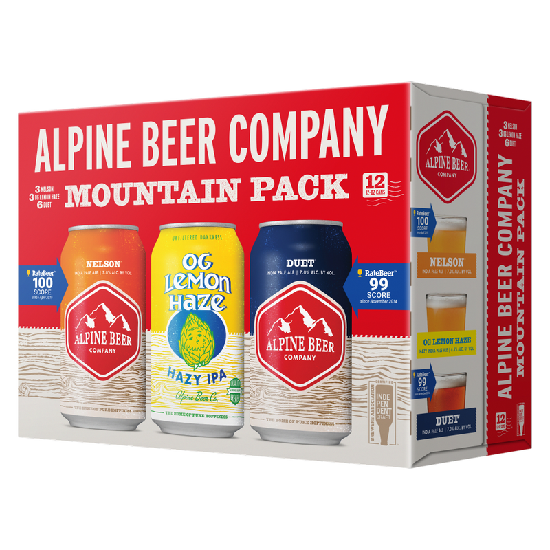 Alpine Beer Co. Mountain Pack Variety (12PKC 12 OZ) - Alpine – BevMo!